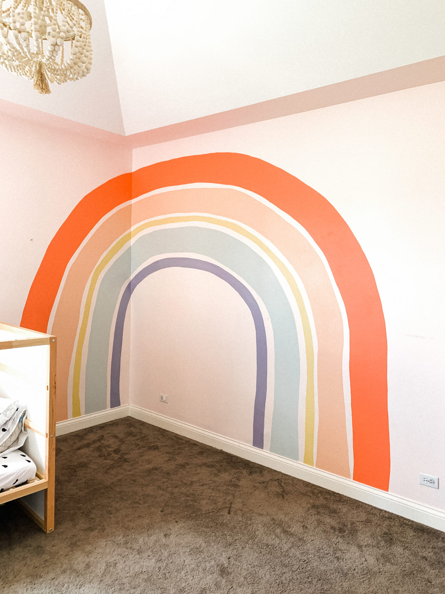 DIY RAINBOW WALL MURAL | Kiley Humbert Photography